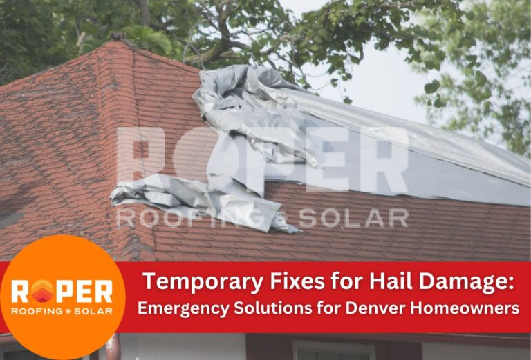 Quick Temporary Fixes for Hail Damage to Protect Your Home
